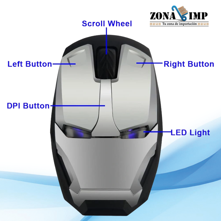 Mouse inalámbrico Iron Man – ZONAIMP